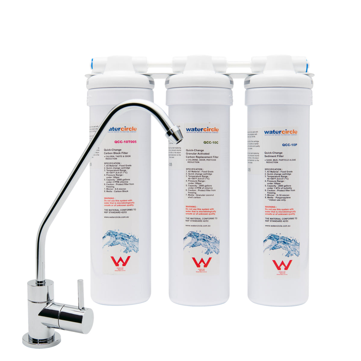 Three Stages Filter System – Watercircle Australia