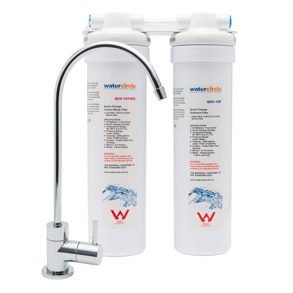 Twin Water Filter System – Watercircle Australia