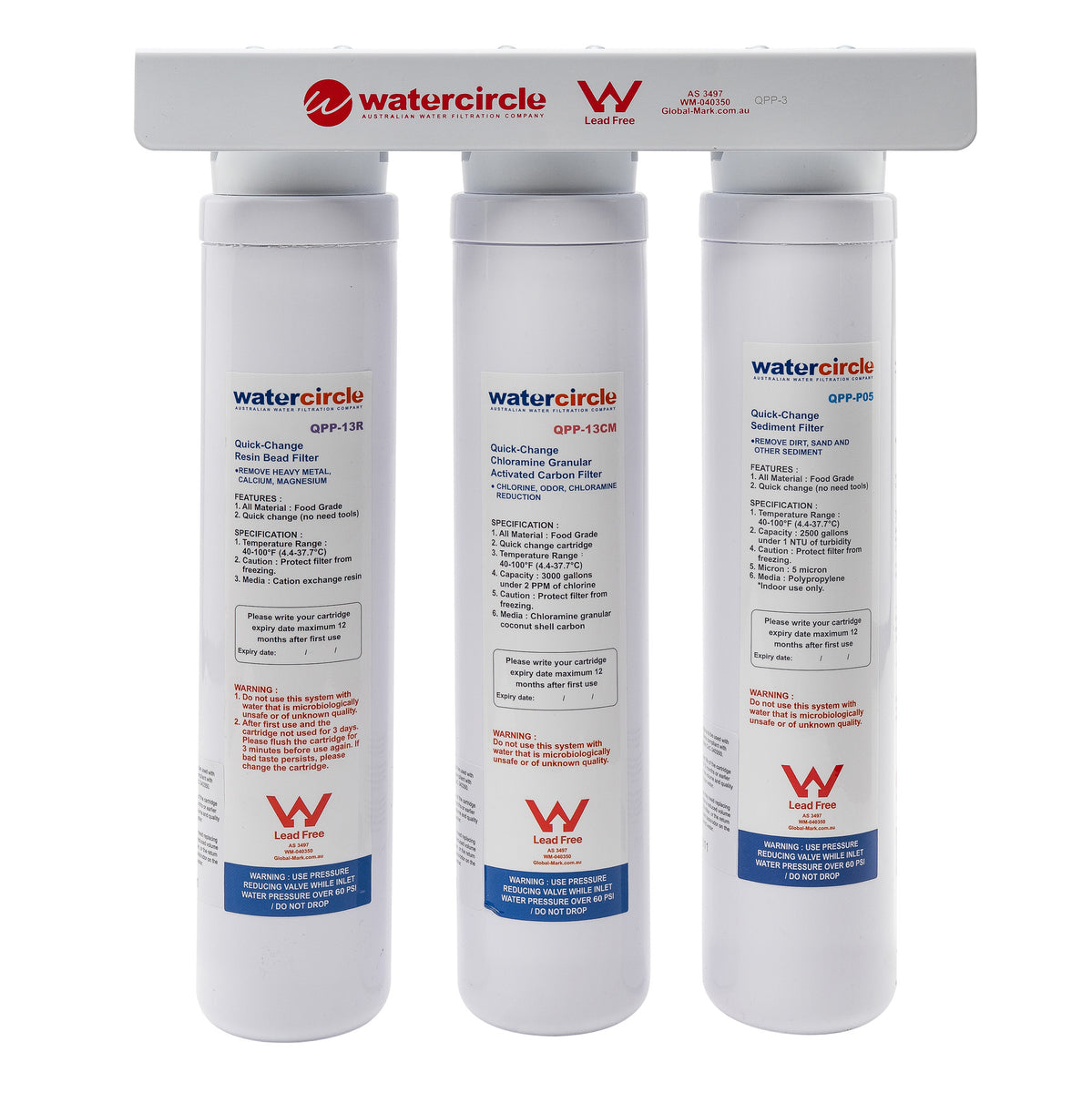 Complete set Triple (Three Stages) Watermark Australian Standard Appro ...